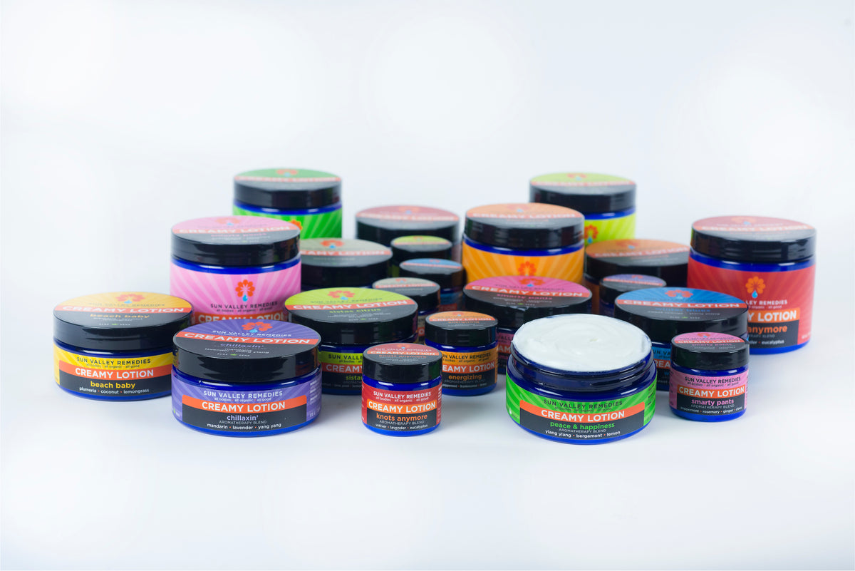 Creamy Lotions – Sun Valley Remedies